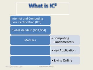 Introduction to ic3 | PPT