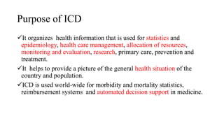 Introduction to ICD /health care code set | PPTX