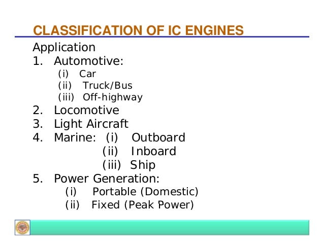 Application of ic engines - broanalysis
