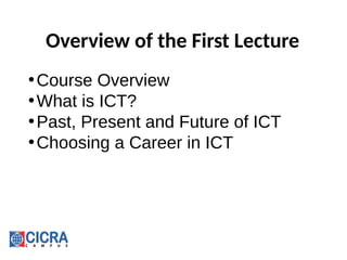 Introduction to ICT | PPT