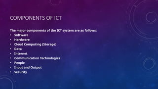 INTRODUCTION TO INFORMATION AND COMMUNION TECHNOLOGY | PPTX