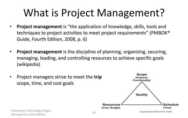 Introduction to ict project management | PPTX