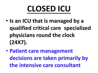 INTRODUCTION TO ICU | PPTX