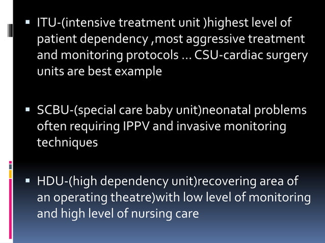 Introduction to ICU Basics in ICU