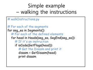Introduction to ida python | PPT
