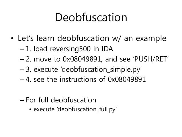 Introduction to ida python