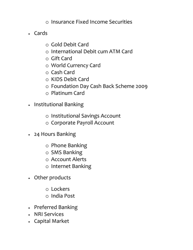 Introduction to idbi bank | DOCX