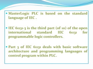 Introduction to iec 61131 3 | PPTX
