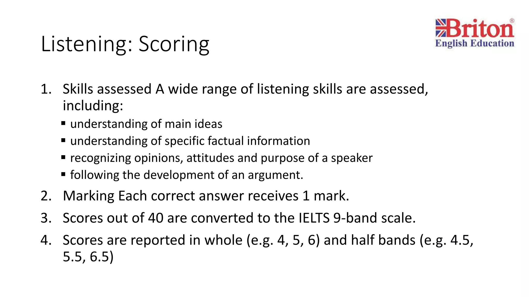 Introduction to ielts | PPTX