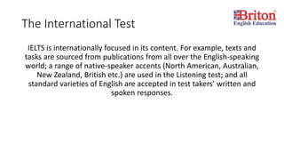 Introduction to ielts | PPTX