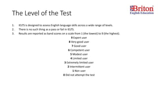 Introduction to ielts | PPTX