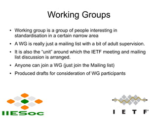 Introduction to IETF and Standardisation Process | PPT