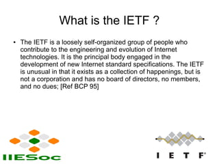Introduction to IETF and Standardisation Process | PPT