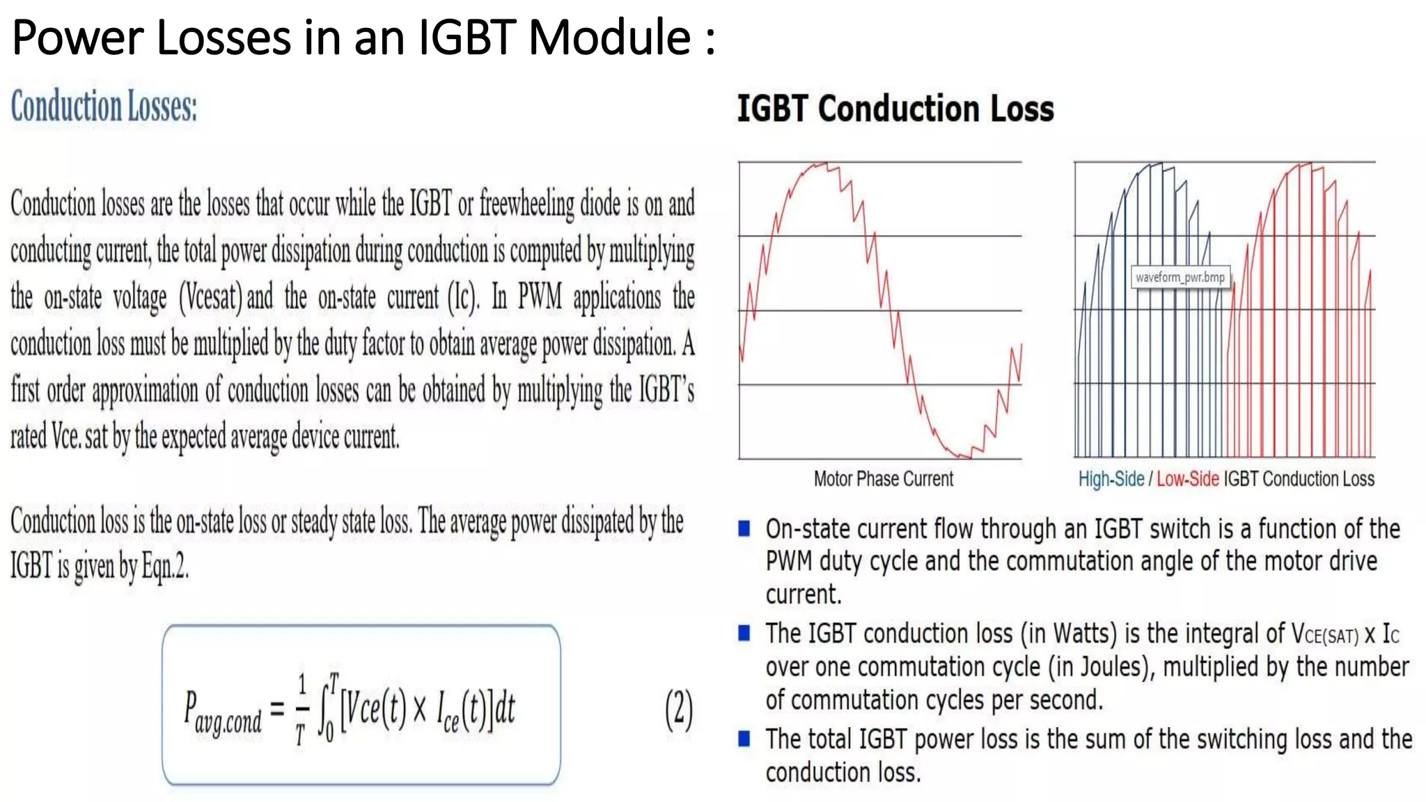Introduction to IGBT & its losses | PPTX