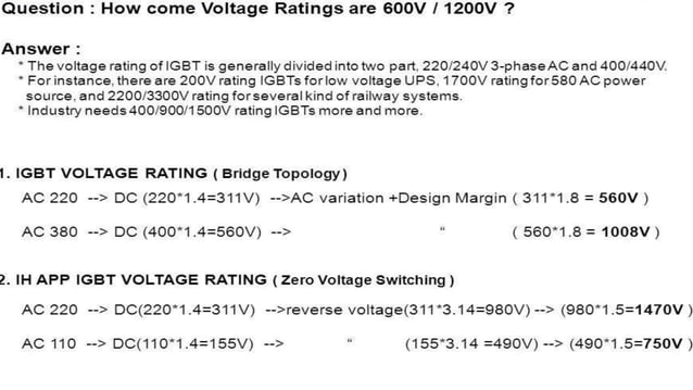 Introduction to IGBT & its losses | PPT