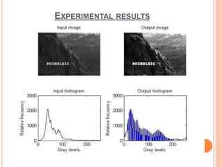 Introduction to image contrast and enhancement method | PPTX