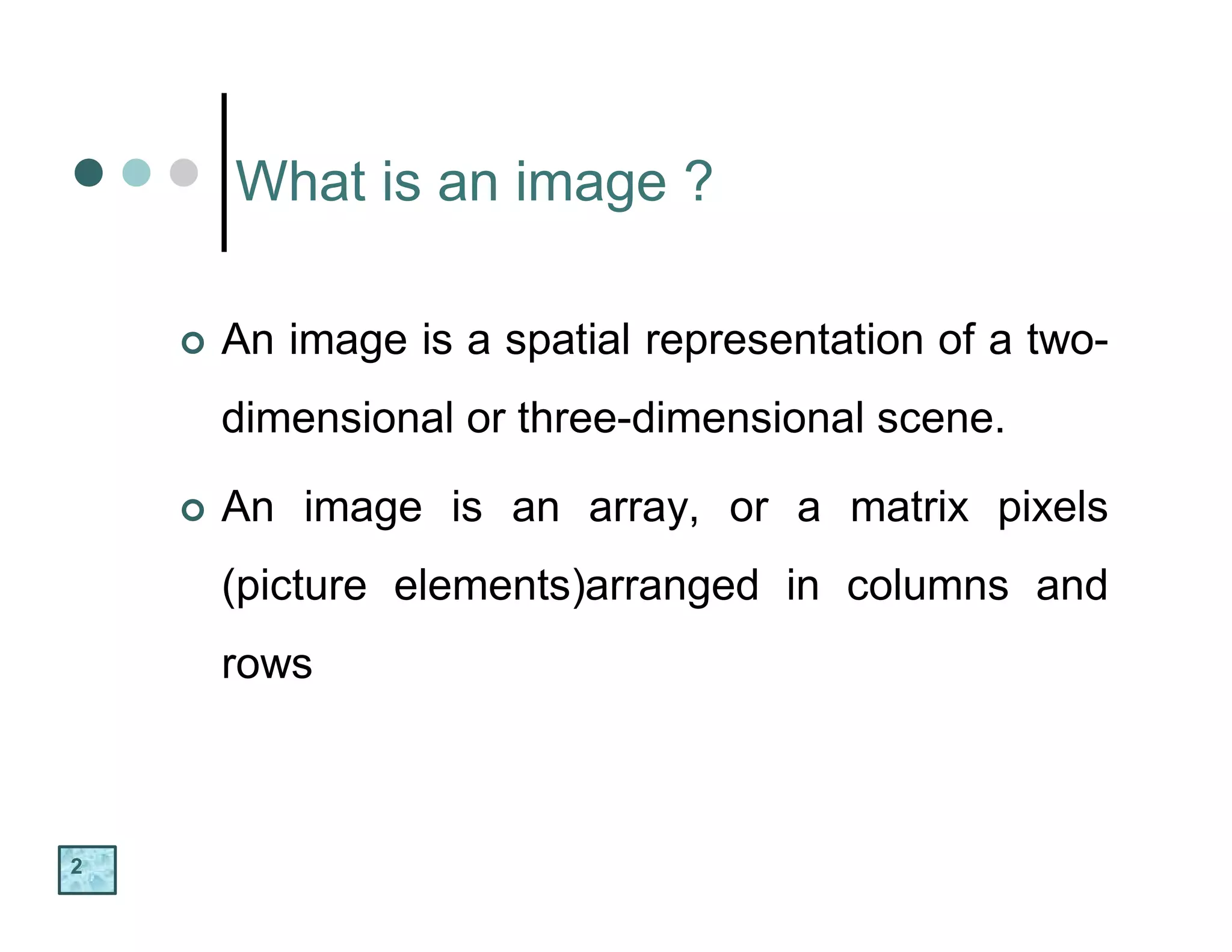Introduction to image processing | PDF | Photo Editing Software ...