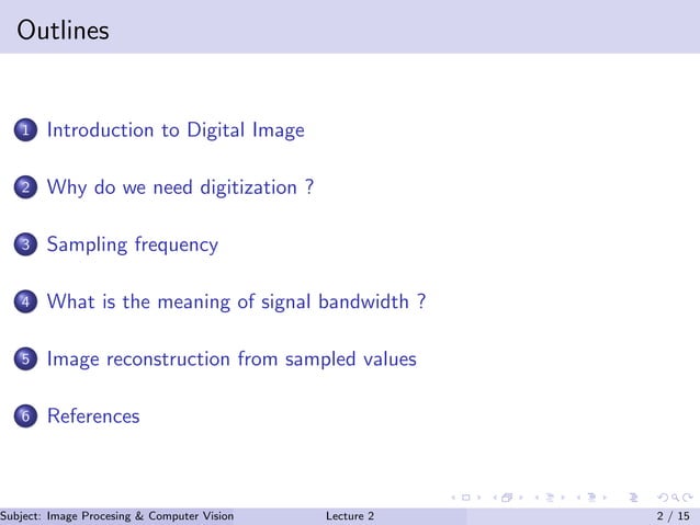 Lecture 2 Introduction to digital image | PDF | Digital Audio | Computer Software and Applications