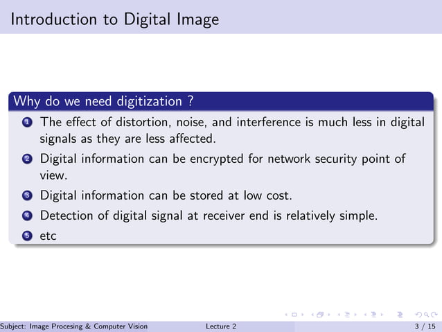 Lecture 2 Introduction to digital image | PDF | Digital Audio ...
