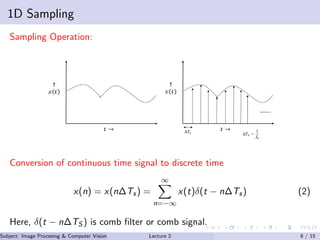 Lecture 2 Introduction to digital image | PDF