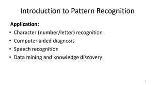 Introduction to image processing and pattern recognition | PPTX