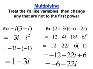 Introduction to imaginary numbers.ppt