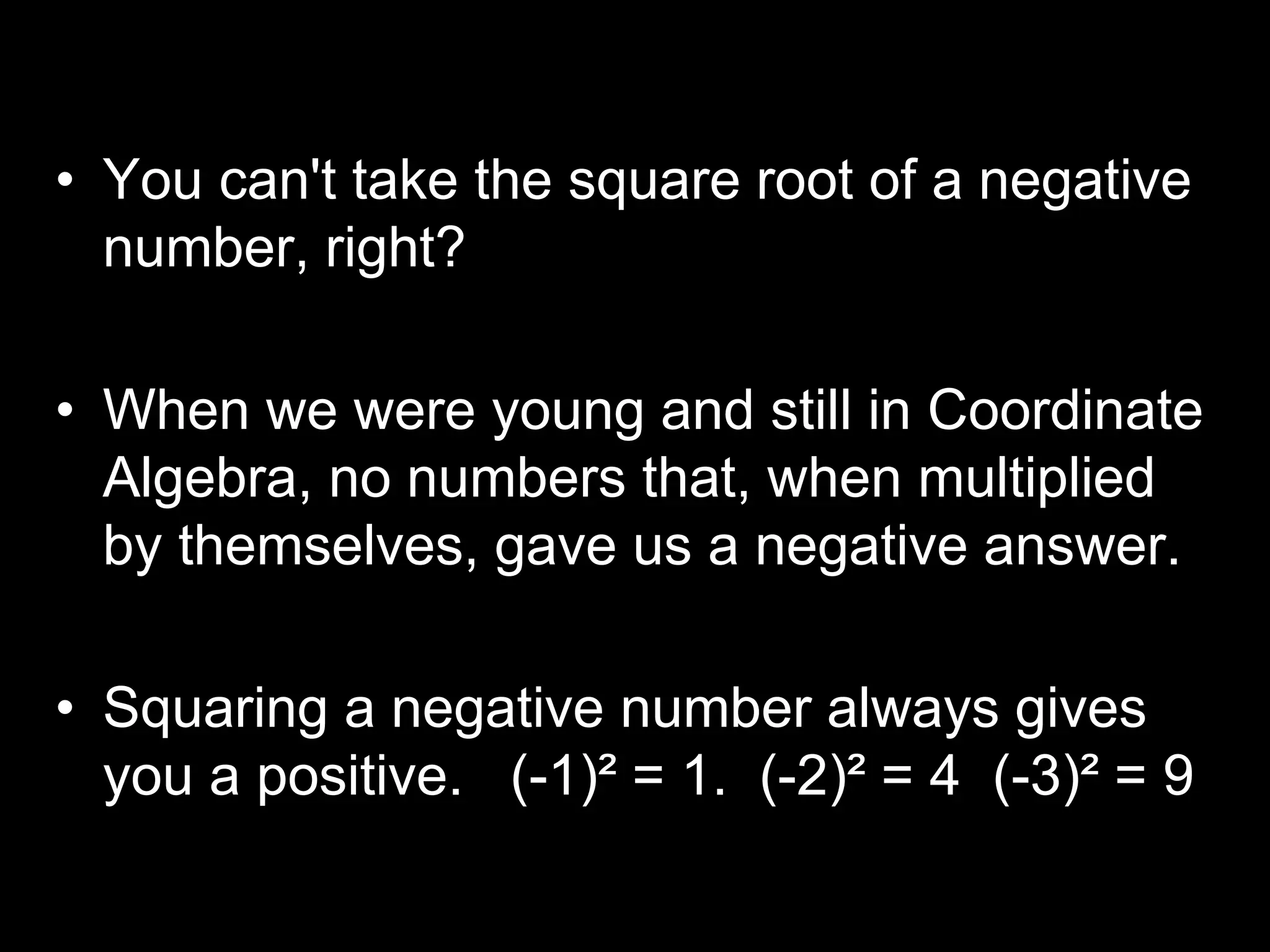 Introduction to imaginary numbers.ppt