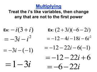 Introduction to imaginary numbers.ppt