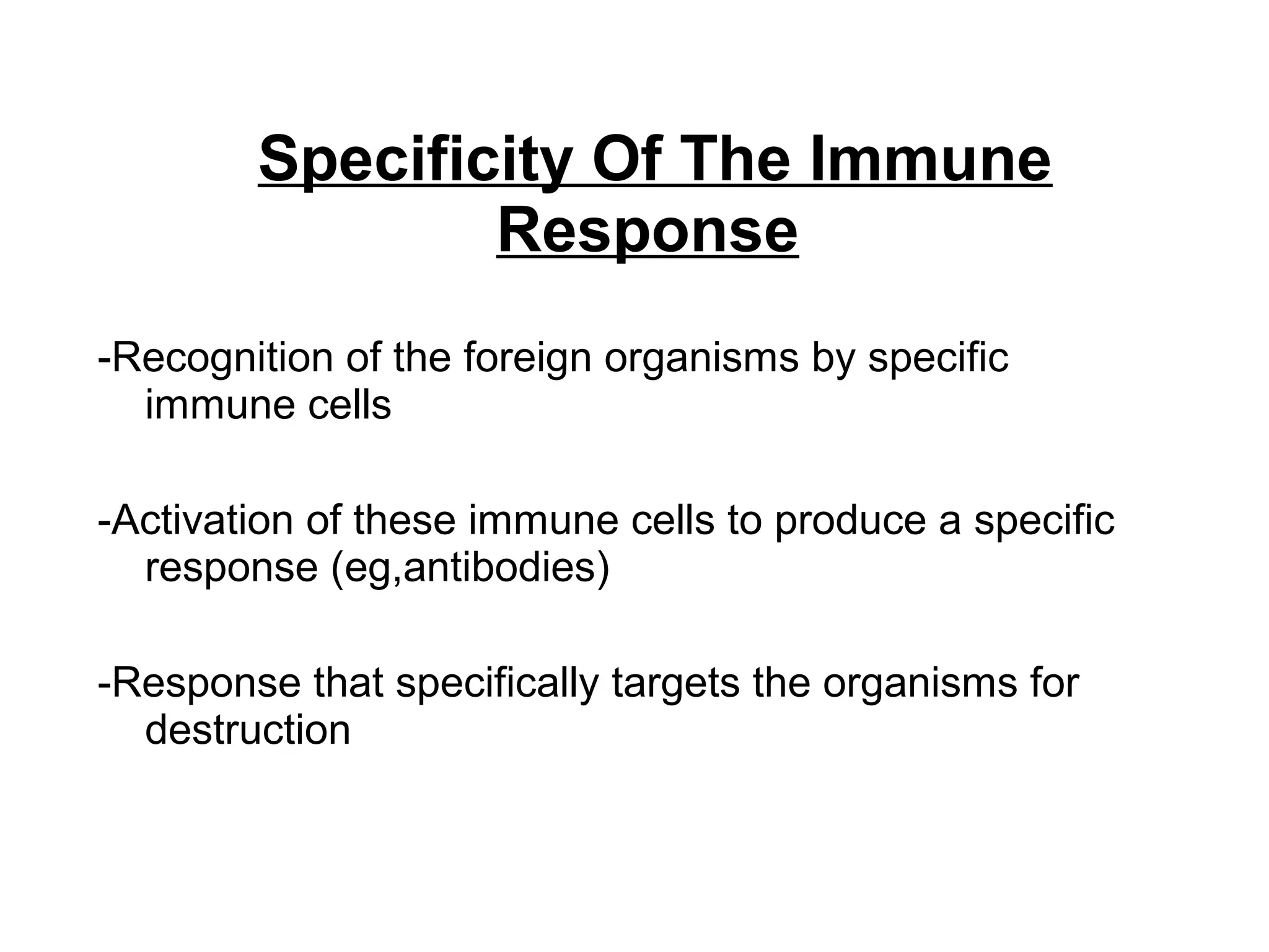 Introduction To Immune System Ppt