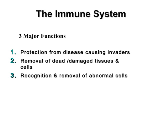 Introduction to immune system | PPT