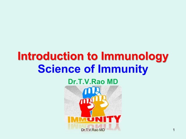 Introduction to immunity | PPTX | Infectious Diseases | Diseases and ...
