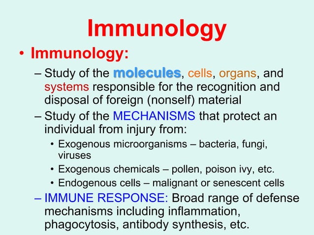 Introduction to immunity | PPTX | Infectious Diseases | Diseases and ...