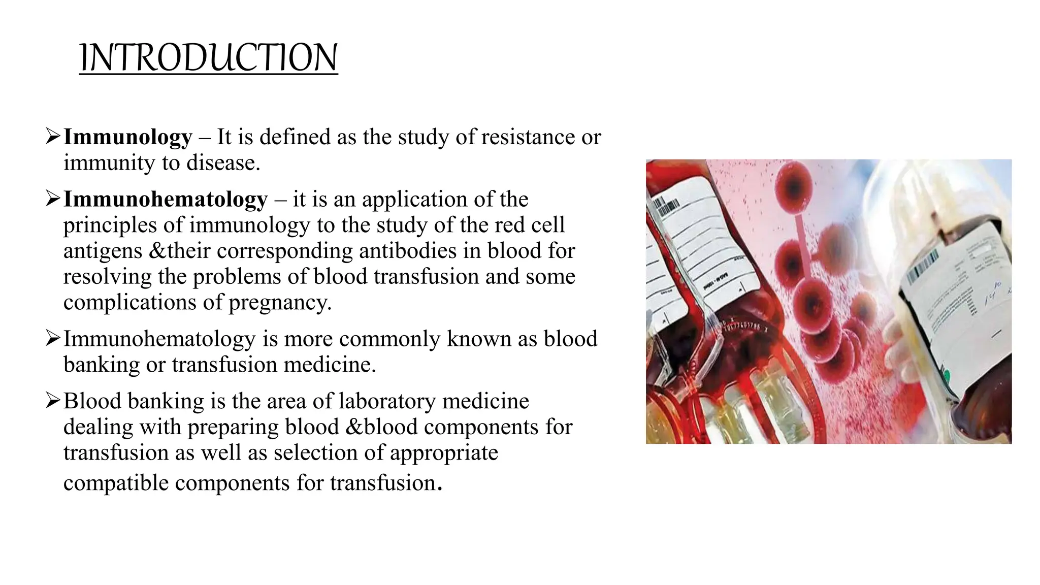 INTRODUCTION TO IMMUNOHEMATOLOGY.PPTX DMLT | PPTX