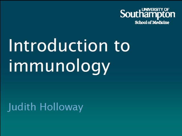 Introduction to Immunology | PPTX | Medical Health