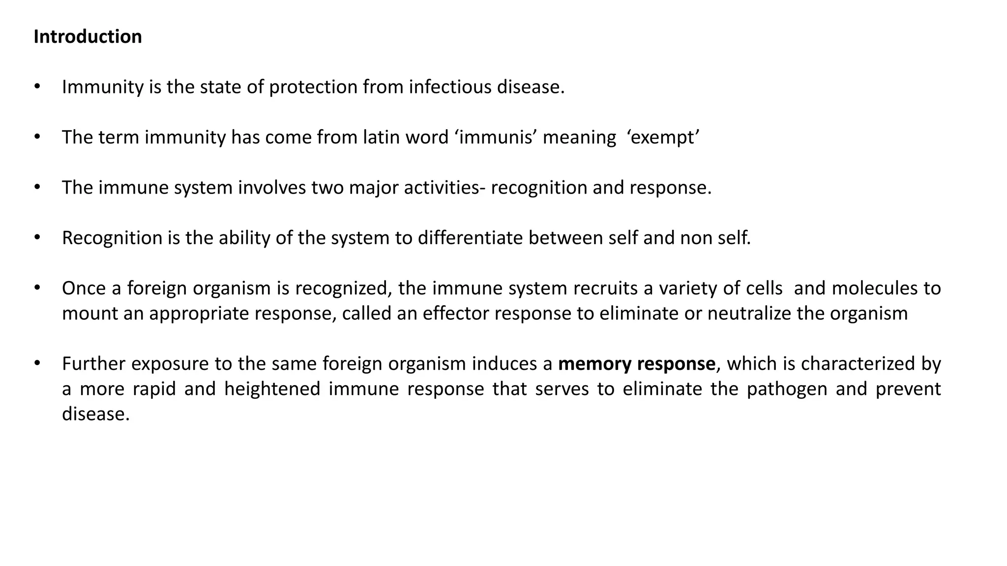 Introduction to Immune System and its mechanism | PPTX