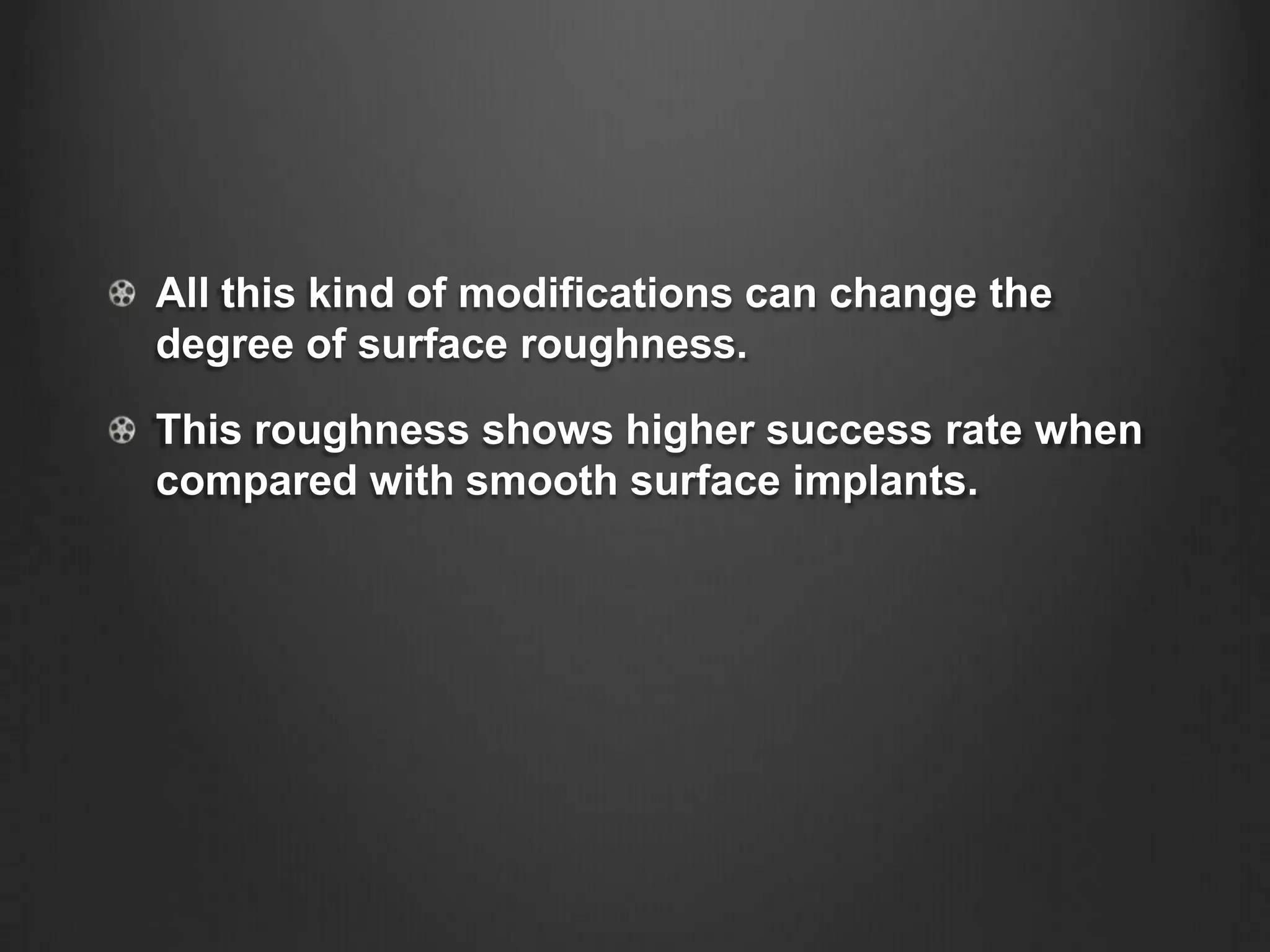 Introduction to implant surface modifications | PPTX