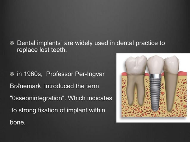 Introduction to implant surface modifications | PPTX