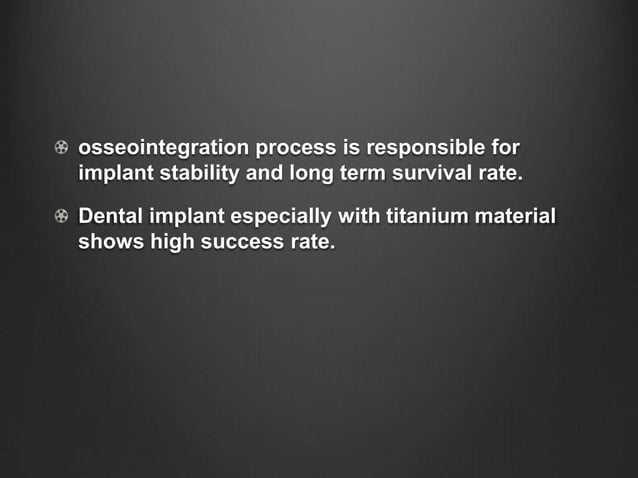Introduction to implant surface modifications | PPTX