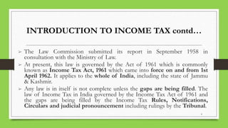 Introduction to income tax | PPTX