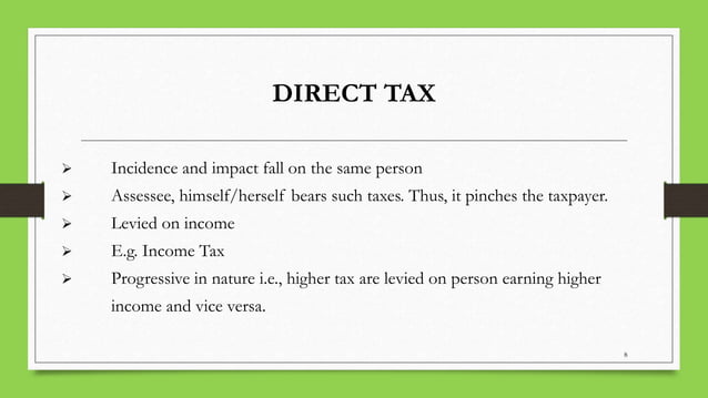Introduction to income tax | PPTX