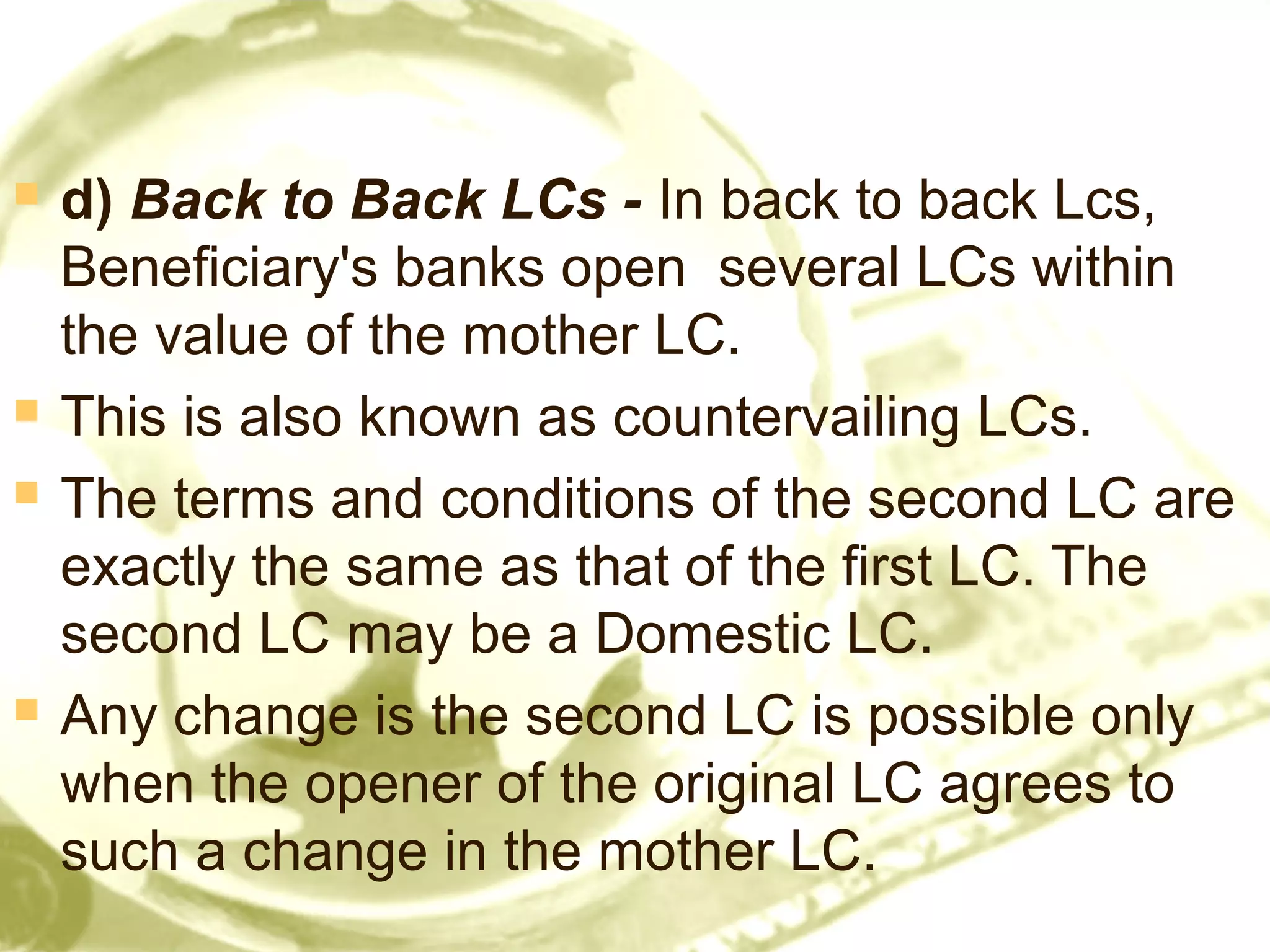 Introduction to INCO TERMS and LCs (5) | PPT