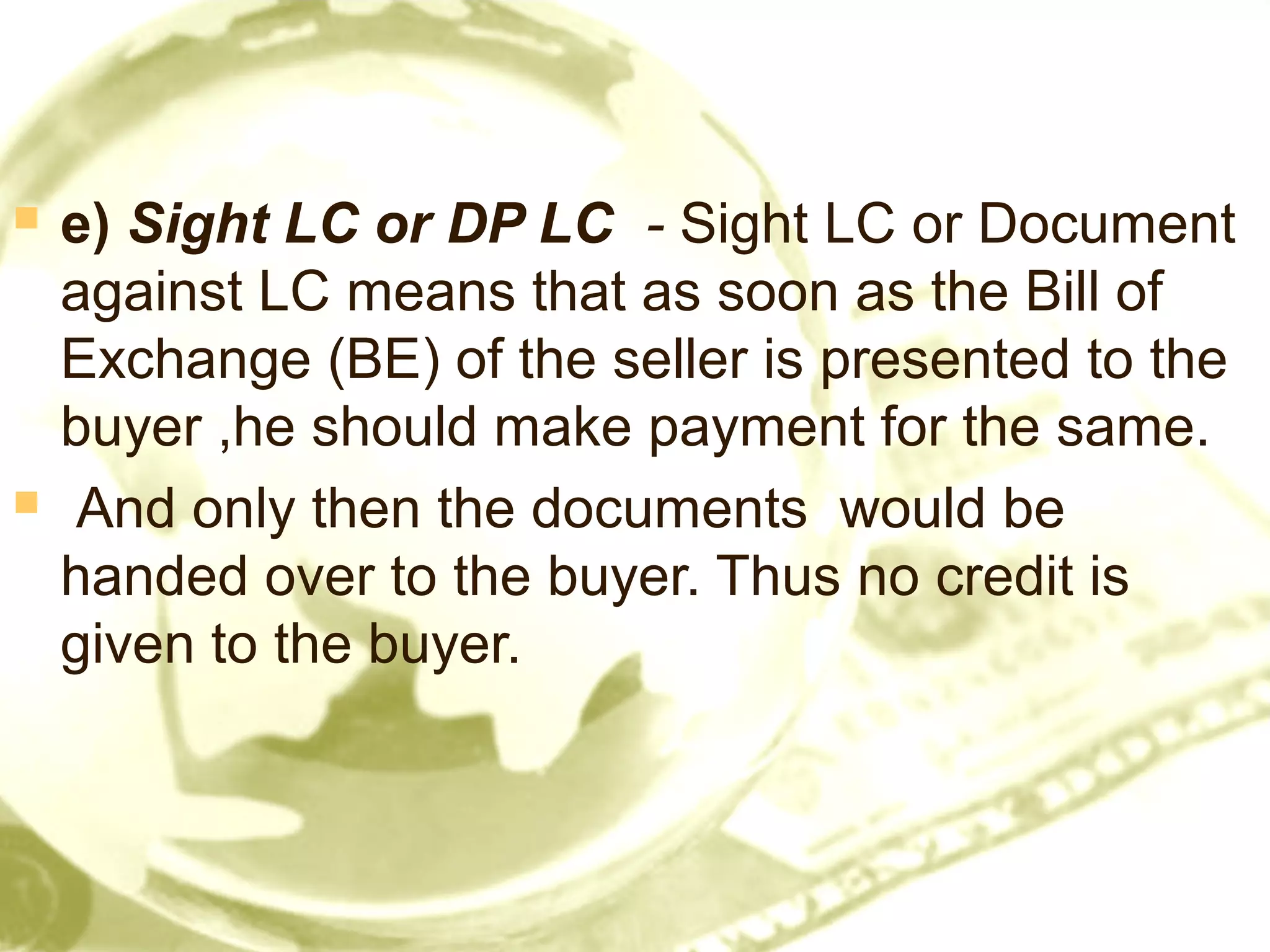 Introduction to INCO TERMS and LCs (5) | PPT