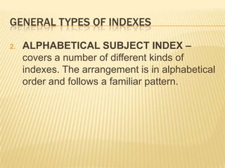 Introduction to indexing (presentation1) | PPTX