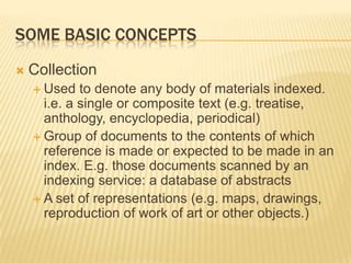 Introduction to indexing (presentation1) | PPTX