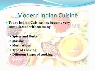 Introduction To Indian Cuisine | PPSX