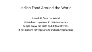 Introduction to Indian food industry ppt | PPTX