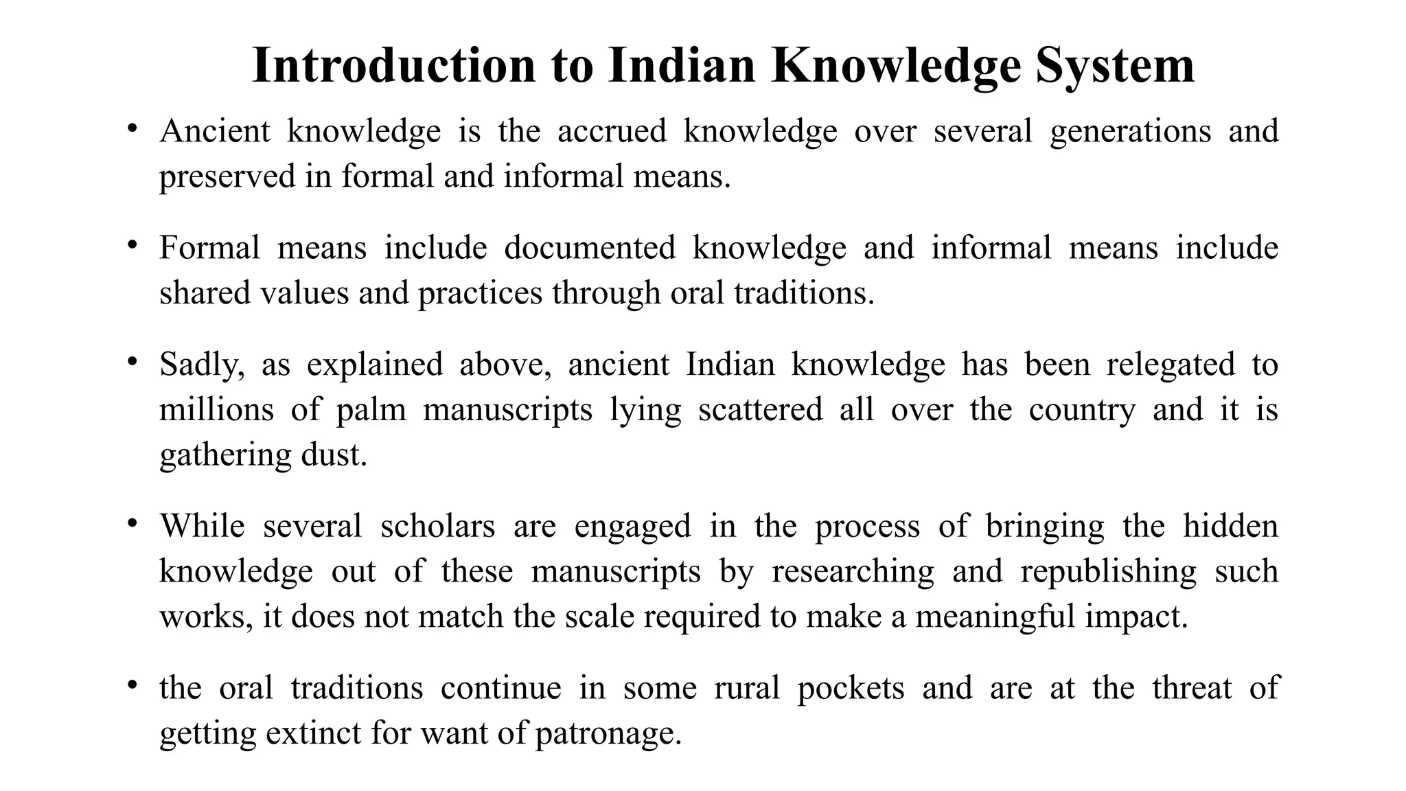 Introduction to Indian Knowledge System.pptx