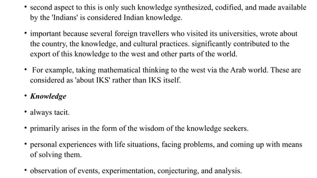 Introduction to Indian Knowledge System.pptx | Education