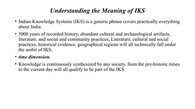 Introduction to Indian Knowledge System.pptx | Education