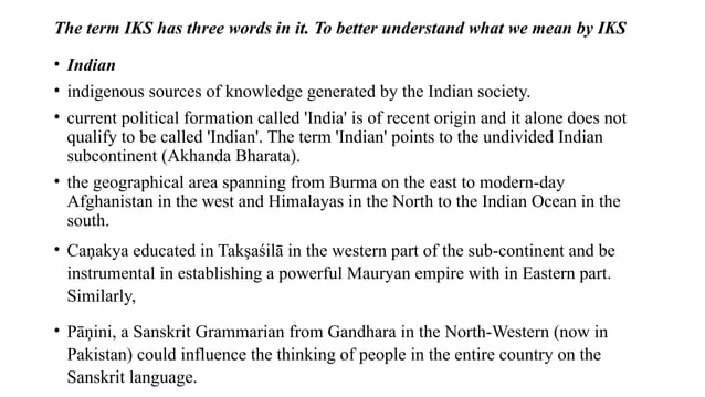 Introduction to Indian Knowledge System.pptx | Education